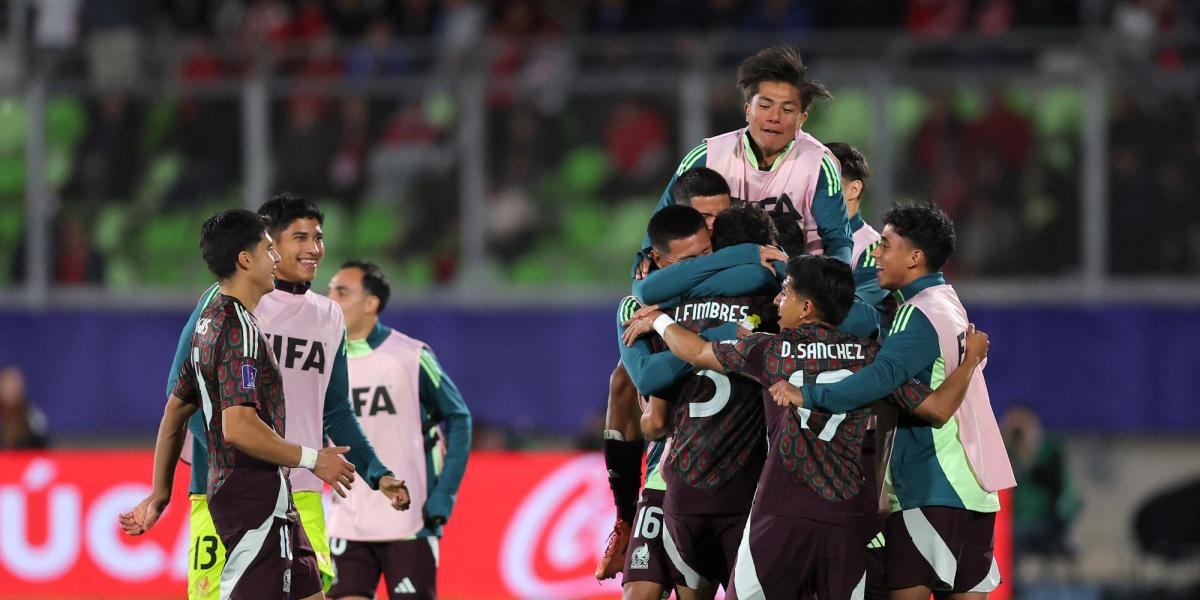 México aplasta a Chile y asegura quinto partido en Mundial Sub 20