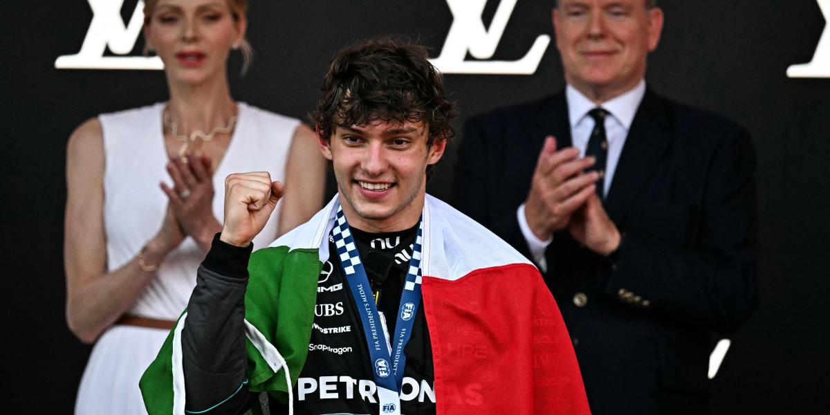 Antonelli gana GP de Mónaco de F1 y se escapa en liderato del campeonato