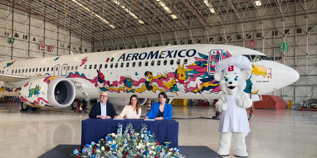 Aeroméxico y Bimbo se unen para impulsar combustible sostenible