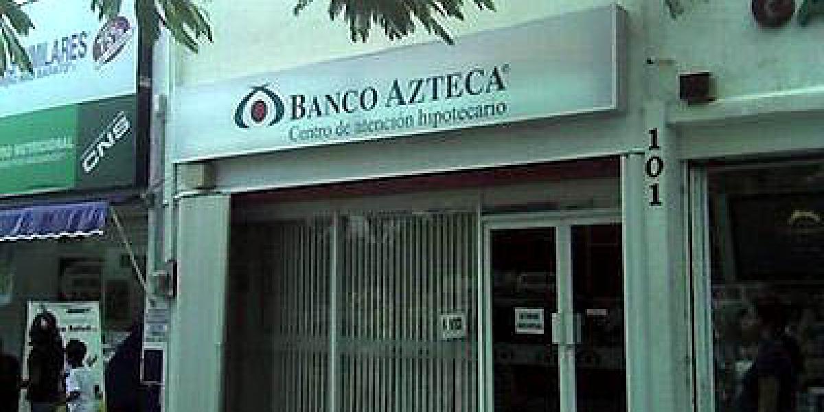 Baja 39% utilidad neta de Banco Azteca