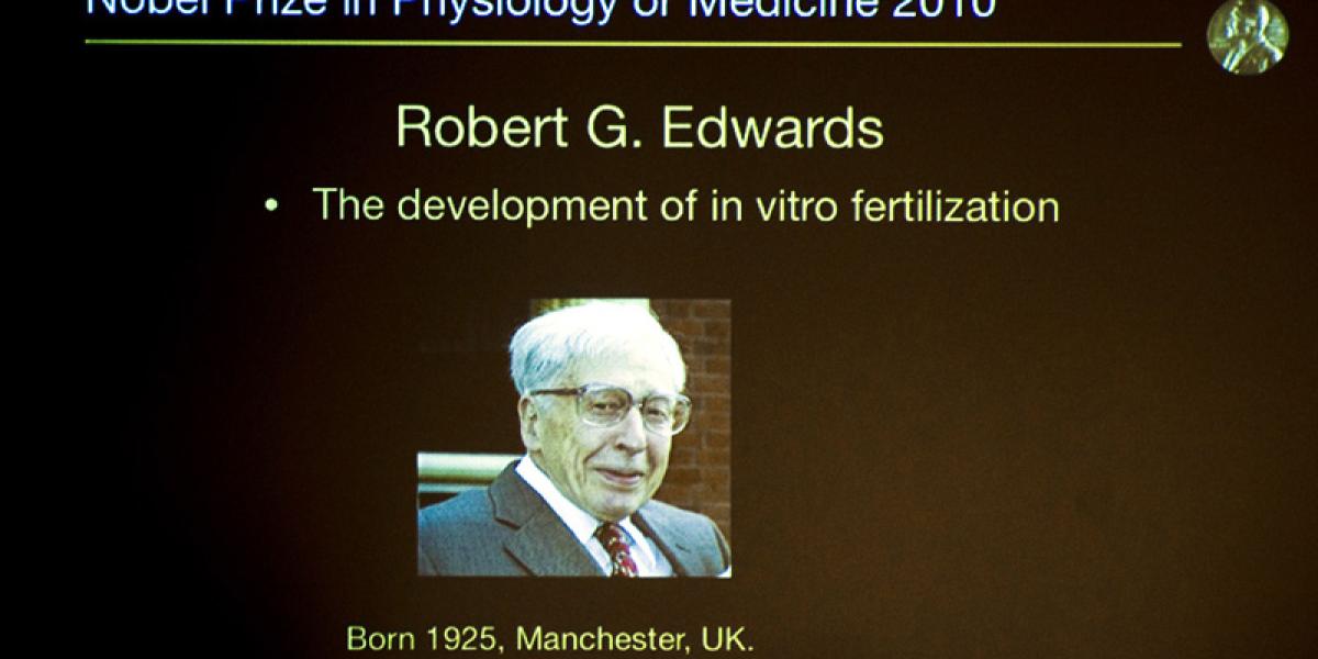 Para Robert Edwards, el Nobel de Medicina