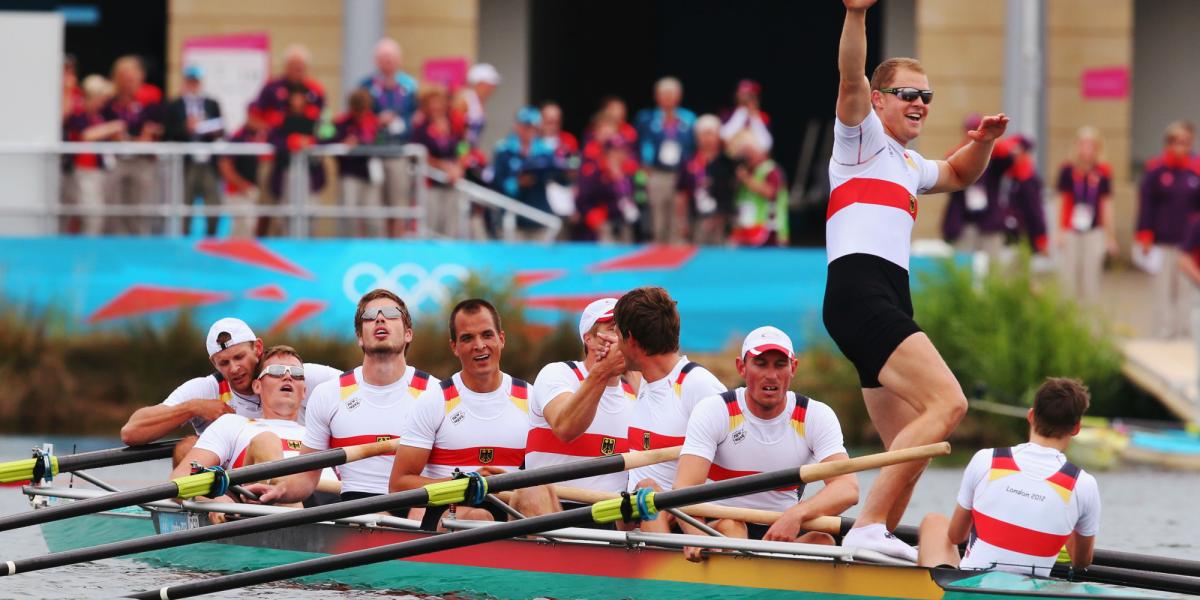 Alemania se lleva el oro en remo de ocho con timonel varonil