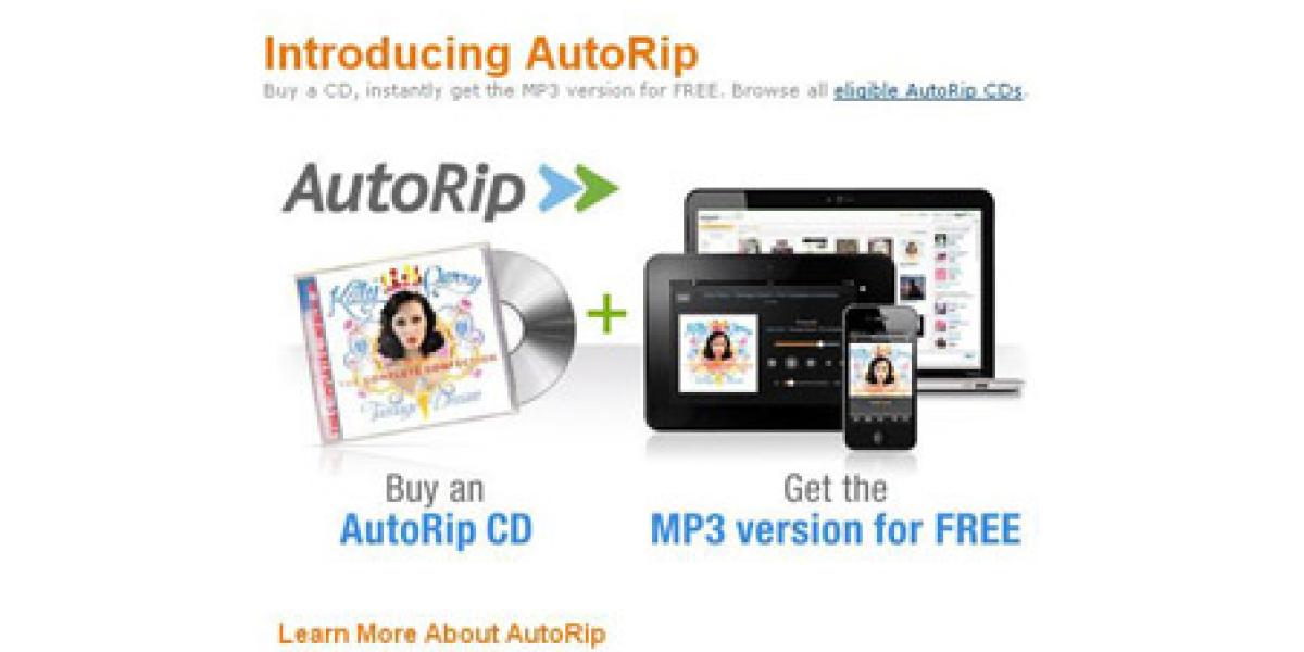 AutoRip de Amazon, competencia de iTunes