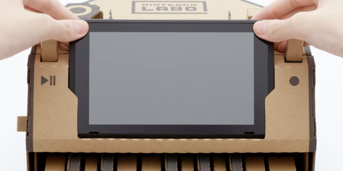 ¿Cómo funcionan los accesorios de cartón del Nintendo Labo?