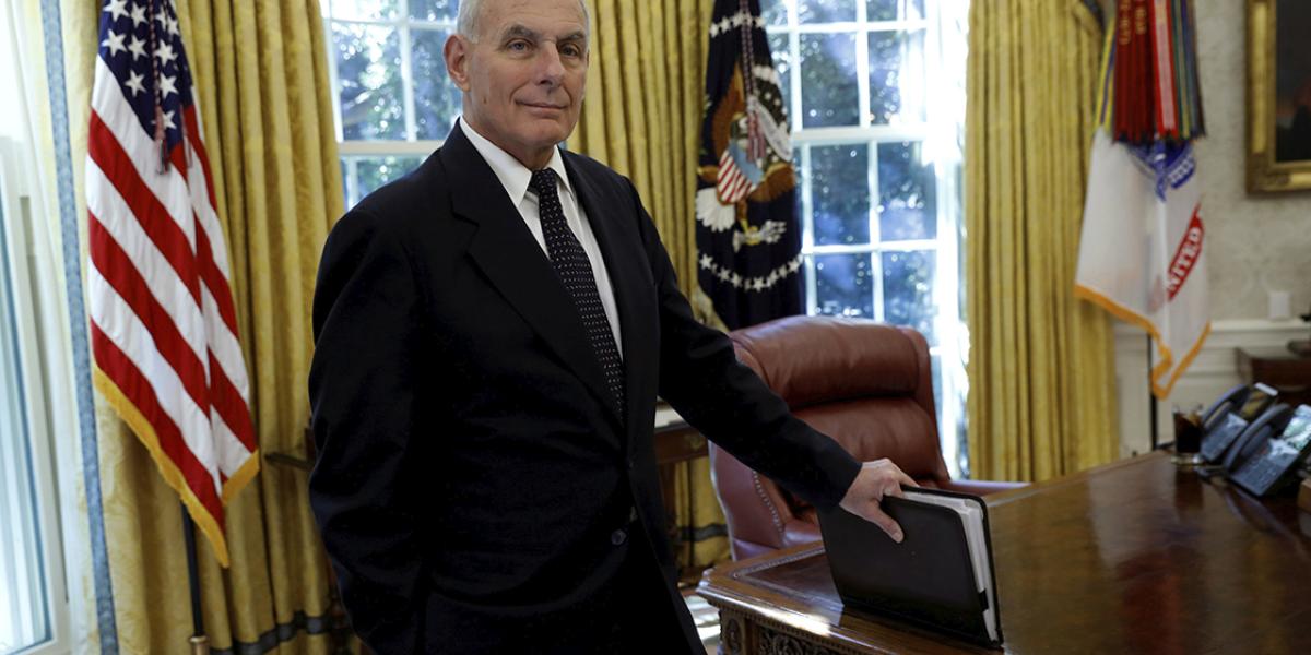 Trump desmiente a Kelly sobre muro
