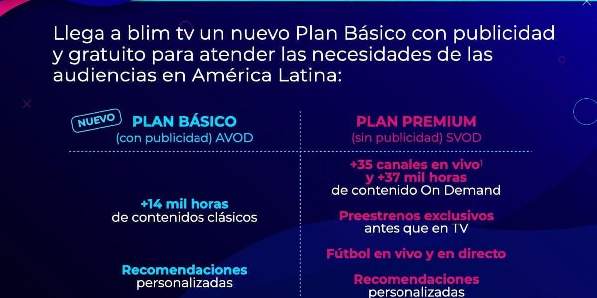 Blim TV se renueva con plan gratuito