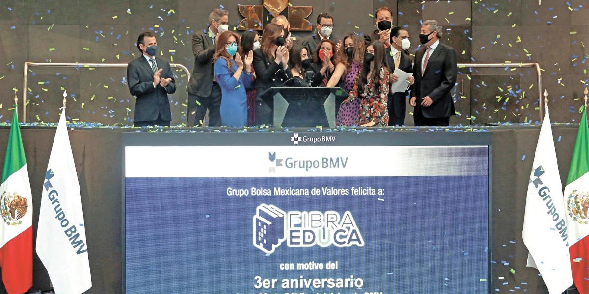 Fibra Educa: tres años en Bolsa; su valor ha crecido 80.94%