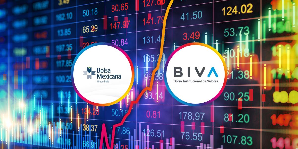 BMV en máximo histórico; Biva cerca
