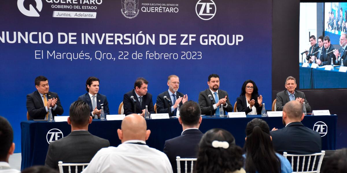 Automotriz alemana ZF Group invertirá 240 millones de euros en Querétaro