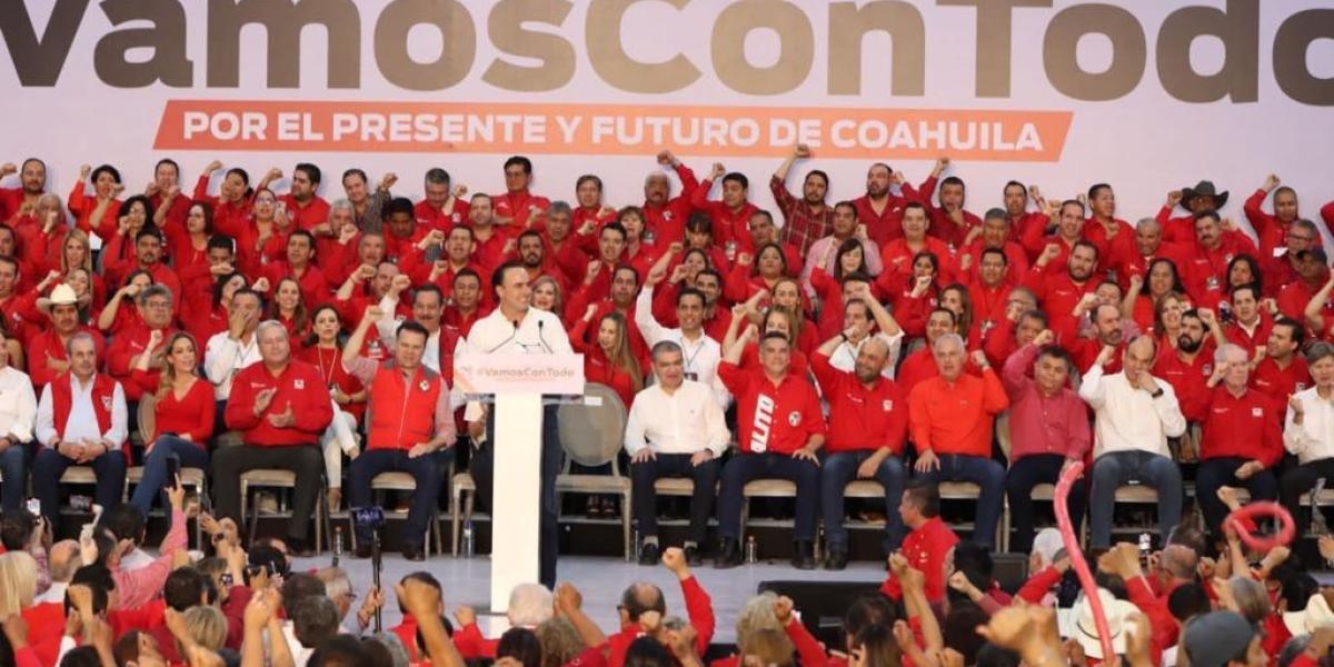 Vamos con todo por la grandeza de Coahuila: Manolo Jiménez