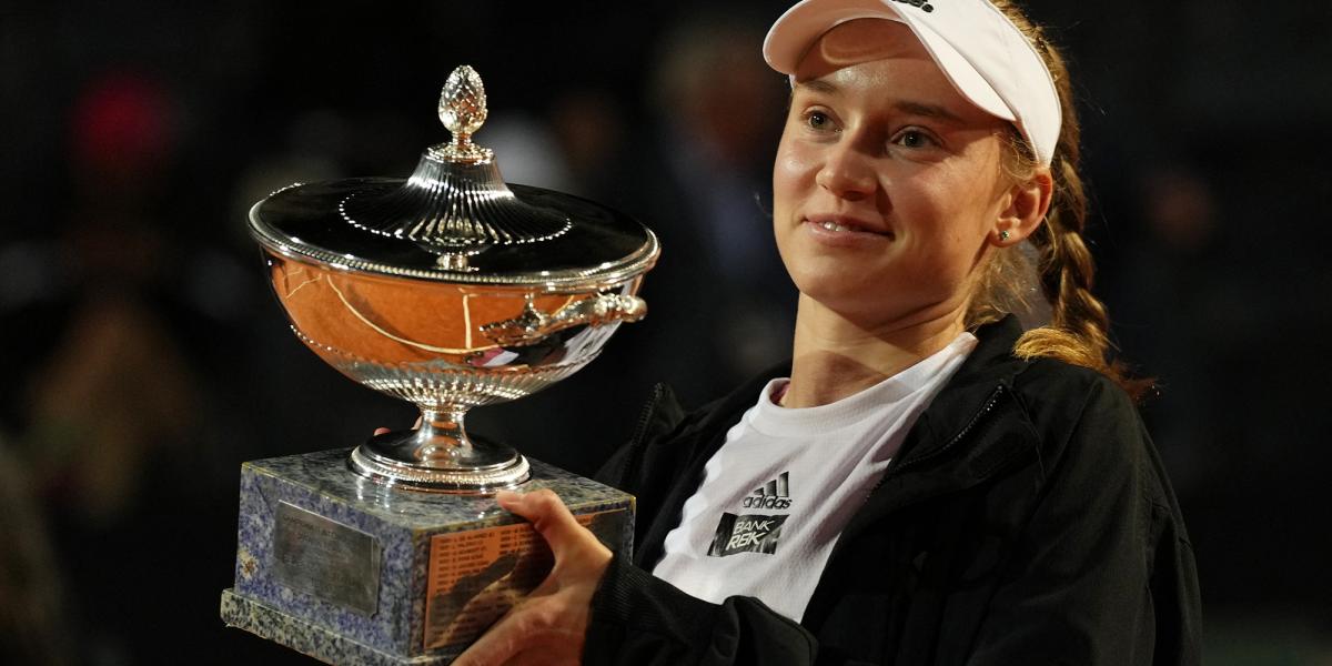 Elena Rybakina confirma su mejor año con título en Roma