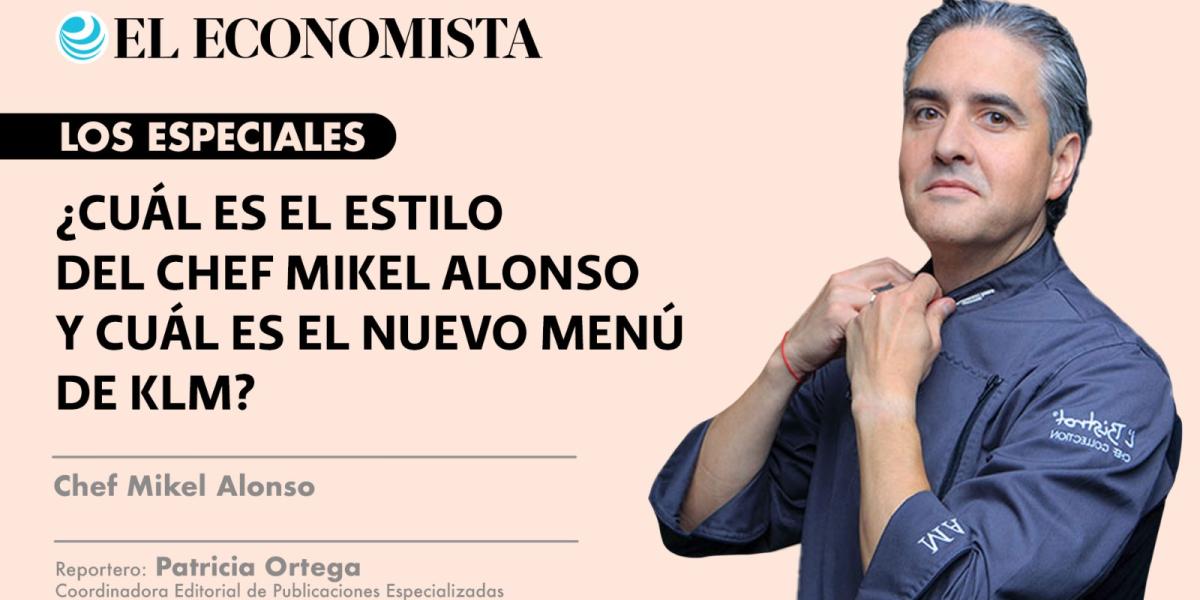 ¿Cuál es el nuevo menú de KLM, realizado por el chef Mikel Alonso?
