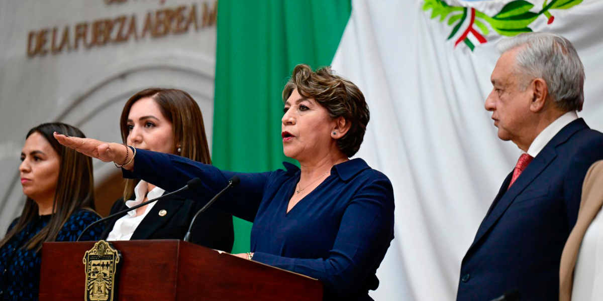 Delfina Gómez Álvarez hace historia: es la primera Gobernadora del Estado de México