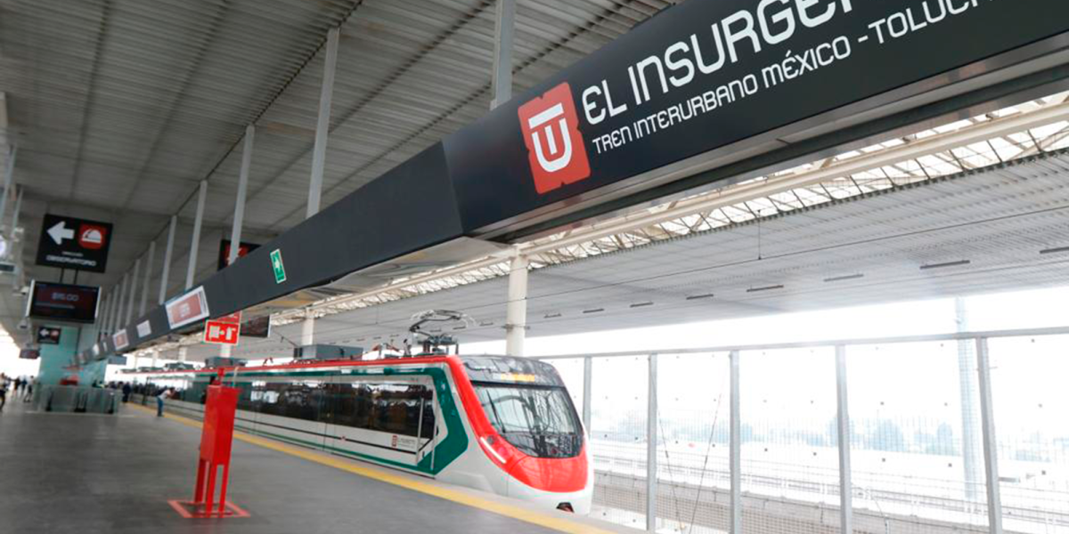 AMLO inaugura el primer tramo del Tren Interurbano México-Toluca