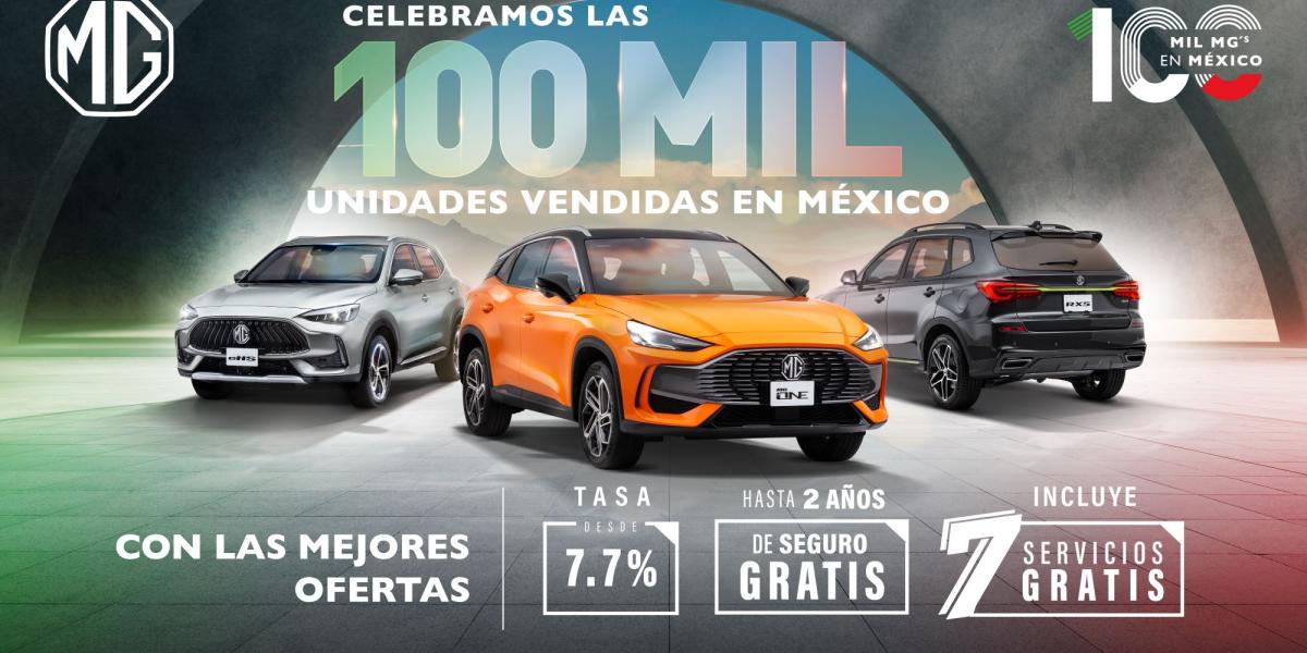 MG México alcanza las 100,000 unidades vendidas: Un éxito impulsado por ...