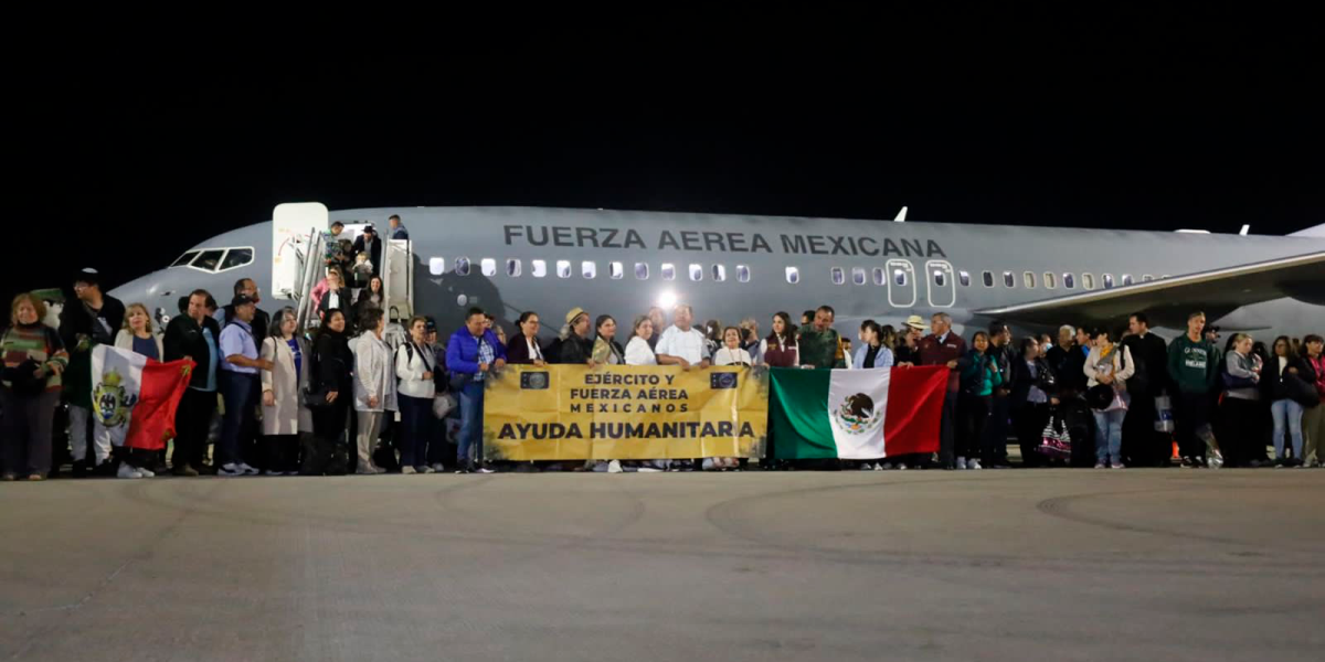 Regresan a México tres quintanarroenses, entre los repatriados de Israel