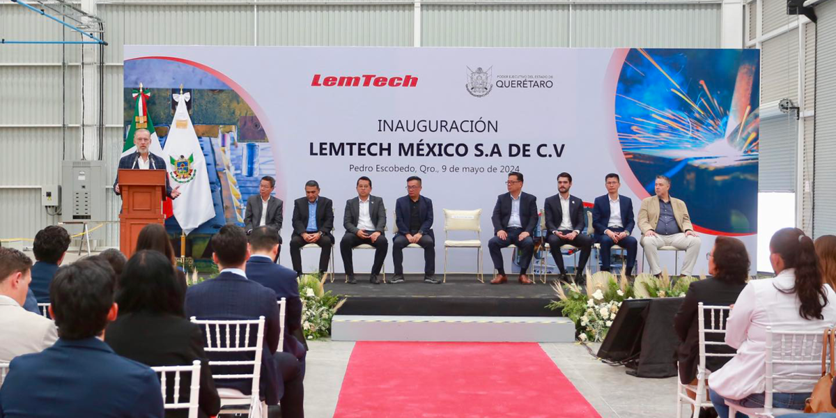 Firma de Taiwán, Lemtech, instala en Querétaro su primera planta en México
