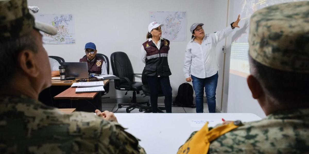 Mara Lezama da reporte y actualización sobre las condiciones climatológicas y acciones de apoyo ...