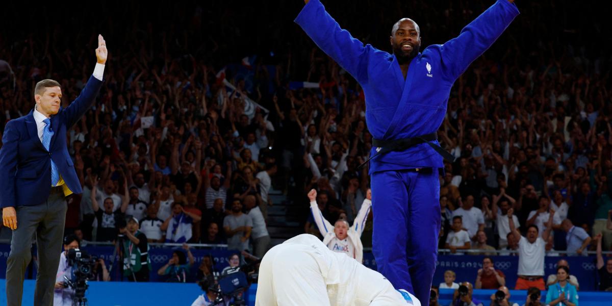 El francés Teddy Riner conquista su tercer oro individual de judo en ...