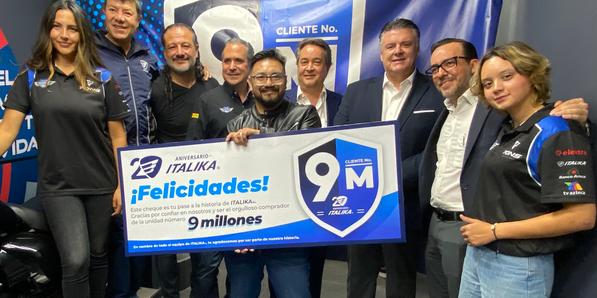 ITALIKA alcanza la marca de 9 millones de unidades vendidas