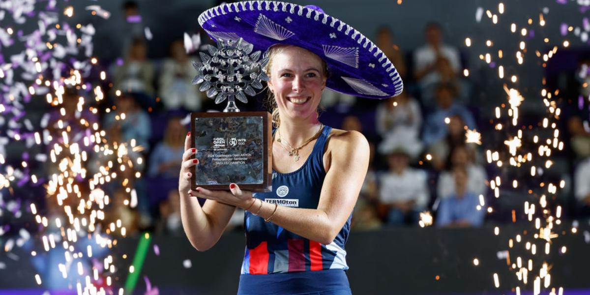 Magdalena Frech se apropia del primer título WTA 500 de Guadalajara
