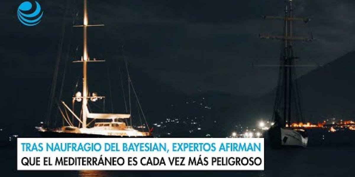 Tras naufragio del Bayesian, expertos afirman que el Mediterráneo es cada vez más peligroso