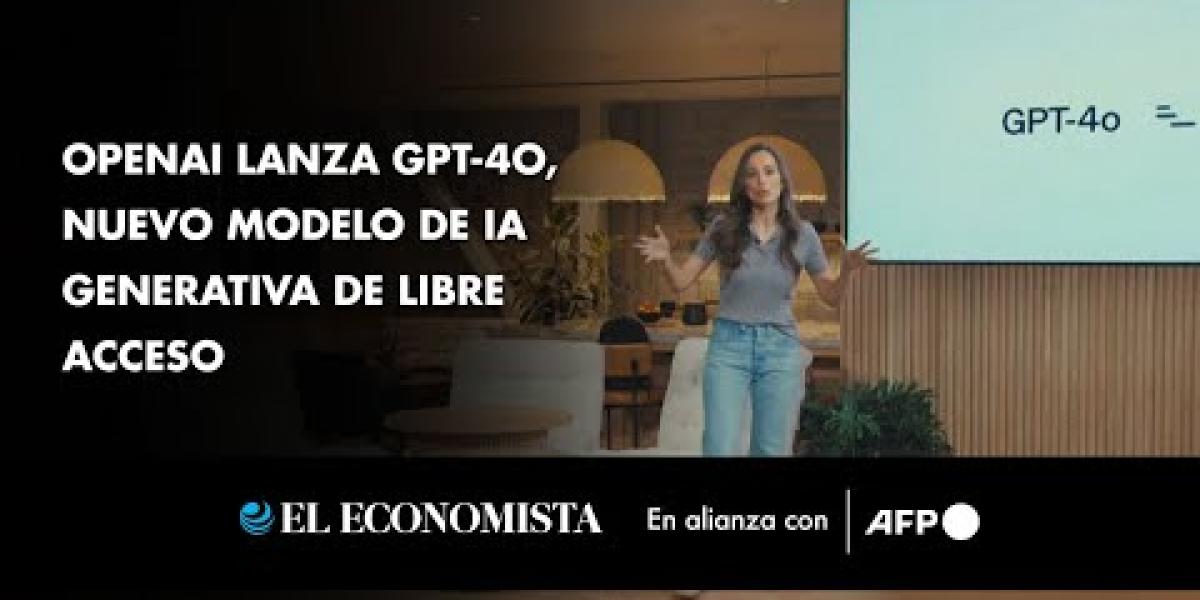 OpenAI lanza GPT-4o, nuevo modelo de IA generativa de libre acceso