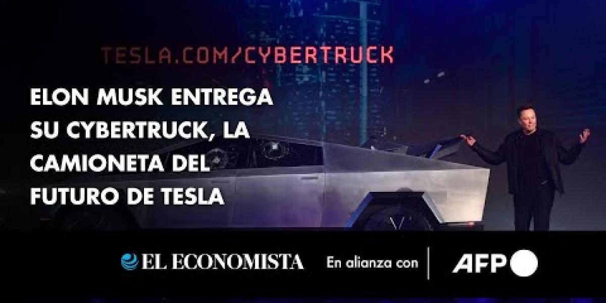 Elon Musk entrega su Cybertruck, la camioneta del futuro de Tesla