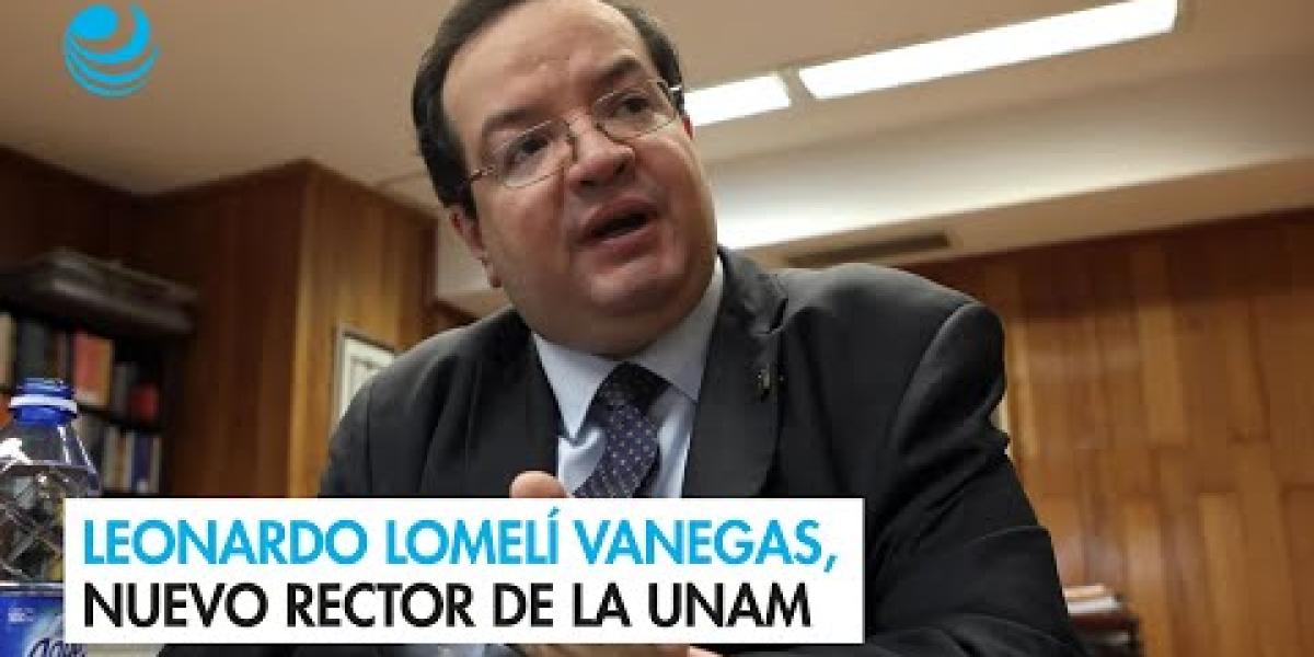 Leonardo Lomelí Vanegas es elegido nuevo rector de la UNAM