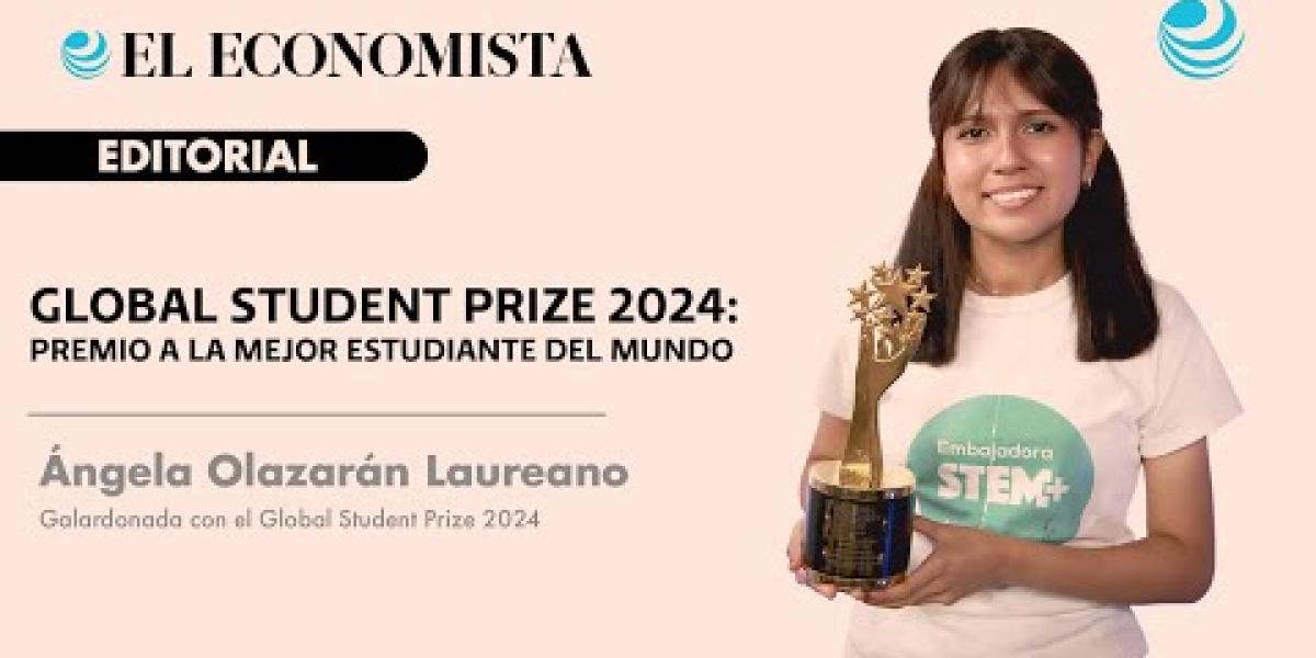 Ella es Angela Elena Olazarán Laureano, la mejor estudiante del mundo