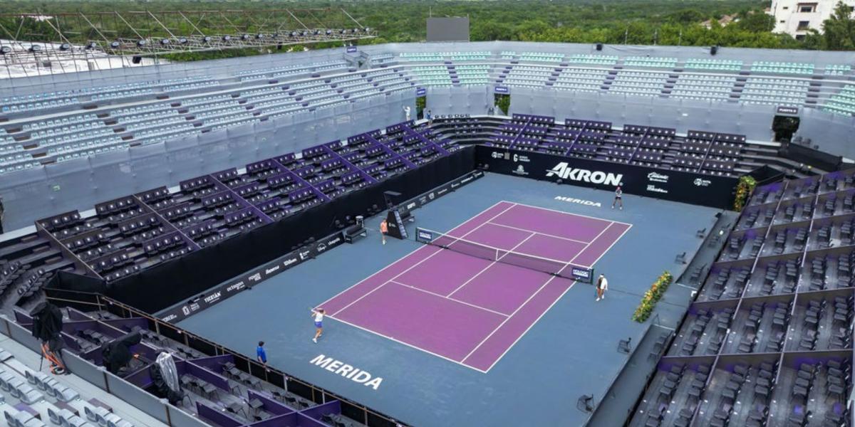 Mérida evoluciona a torneo de un millón de dólares en tenis