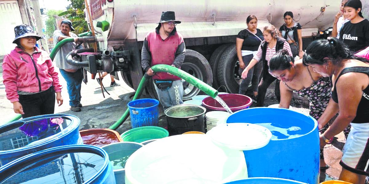 En México hace falta agua en uno de cada siete hogares