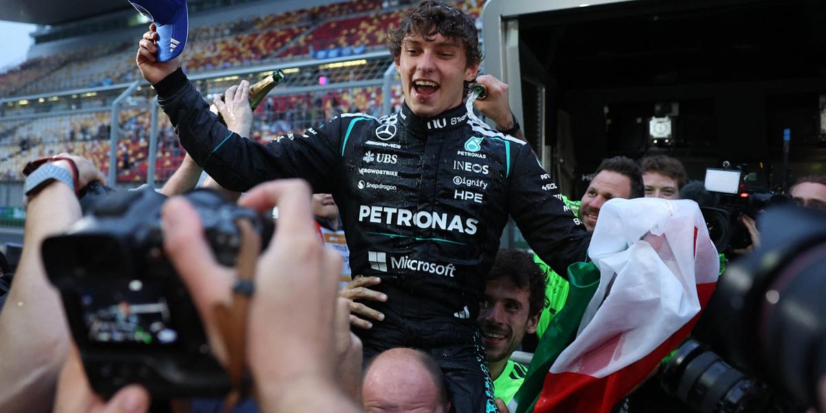 Antonelli logra su primera victoria en la F1, liderando doblete de ...