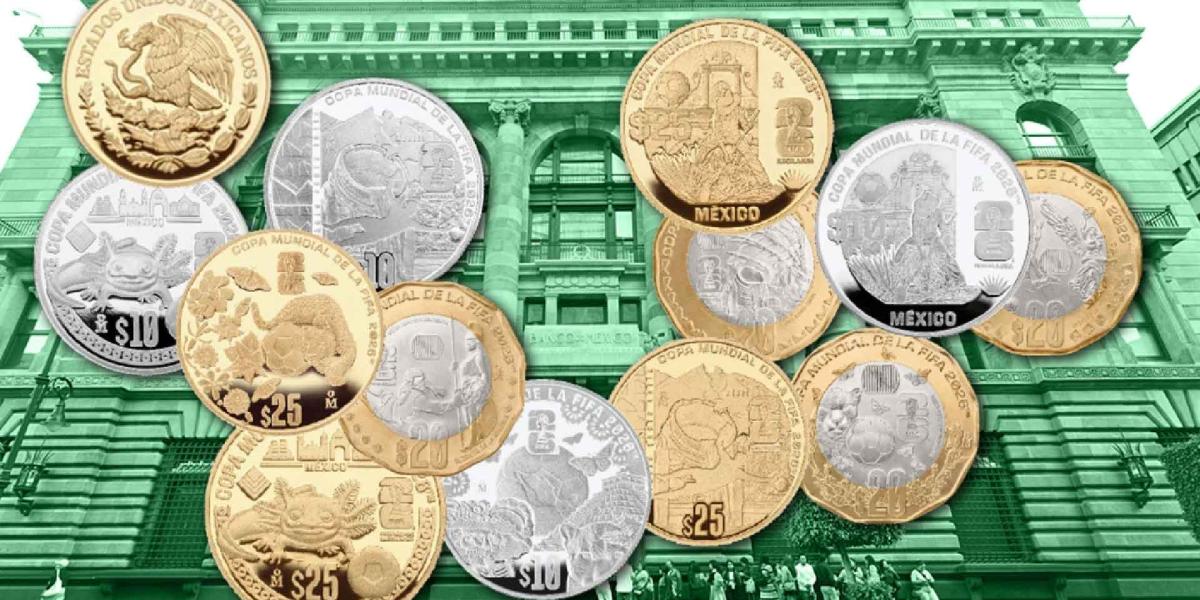 Banxico lanza 12 monedas del Mundial 2026: Conoce sus diseños y cómo ...