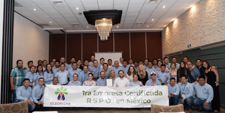 Oleopalma, primera empresa mexicana en obtener la certificación RSPO