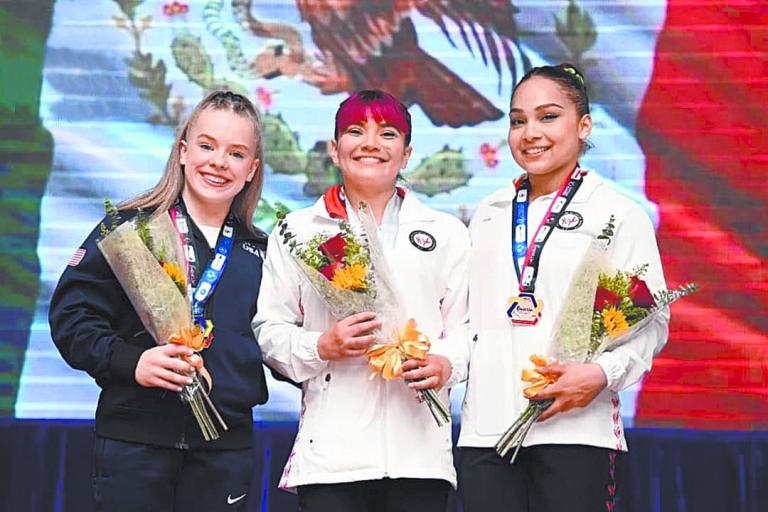 Alexa Moreno lidera medallas de gimnasia para México