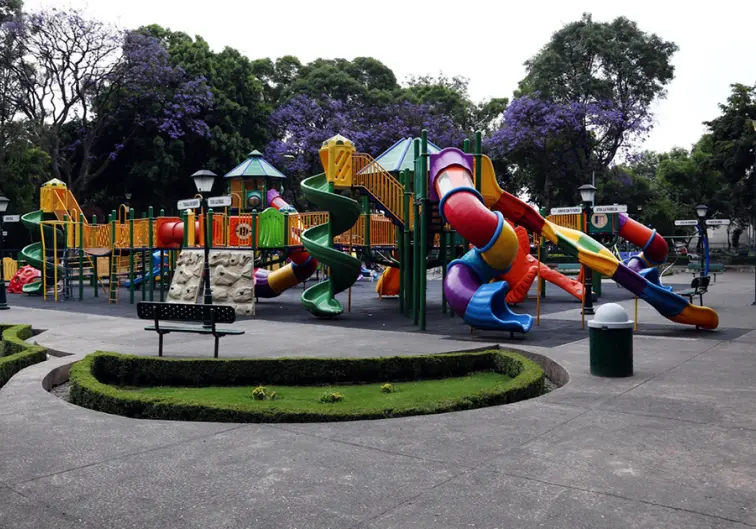 Covid-19: Así se ven los parques vacíos en la CDMX